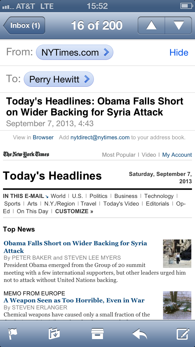 The best news email knows mobile, adds voice - Perry Hewitt